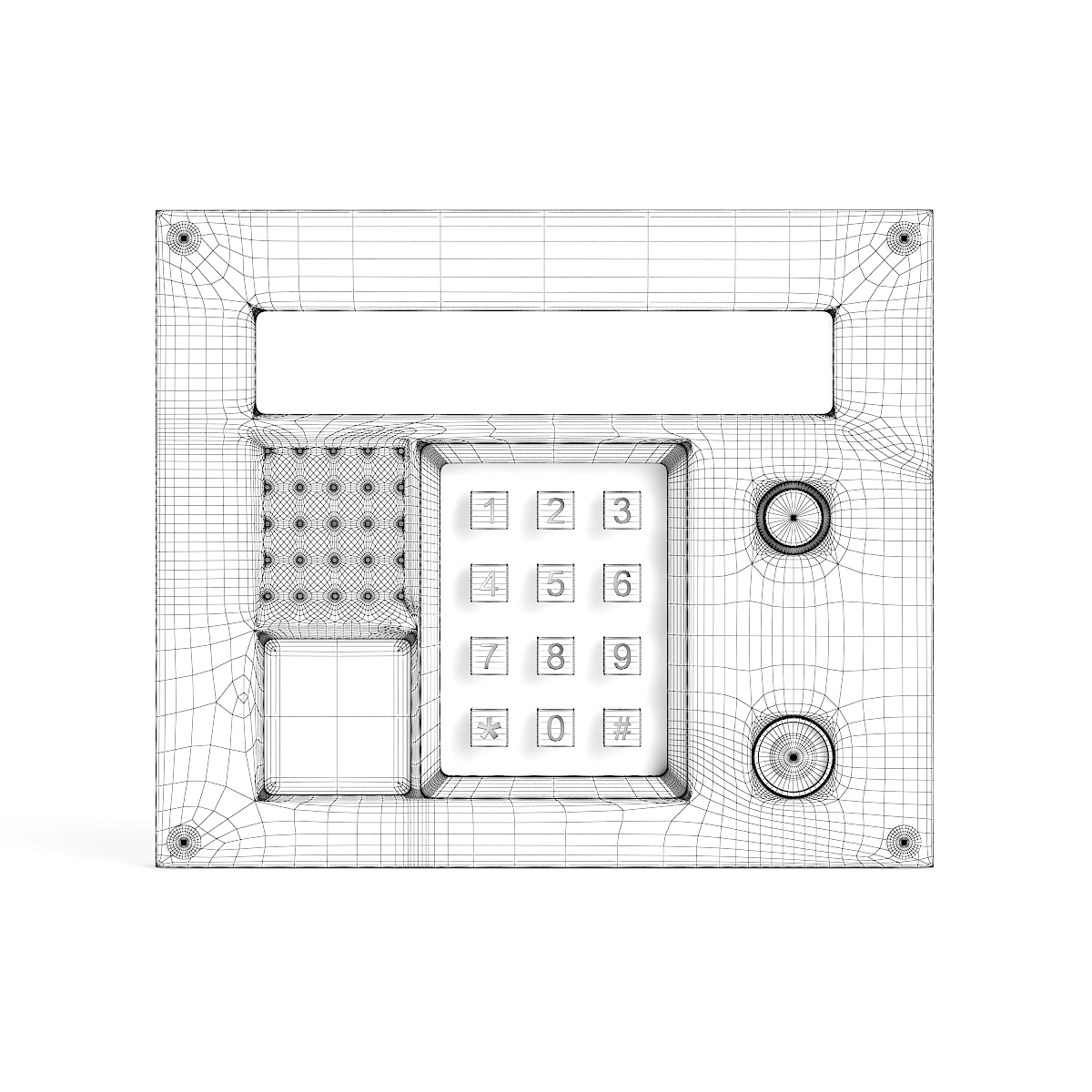 3D external intercom model - TurboSquid 1223760