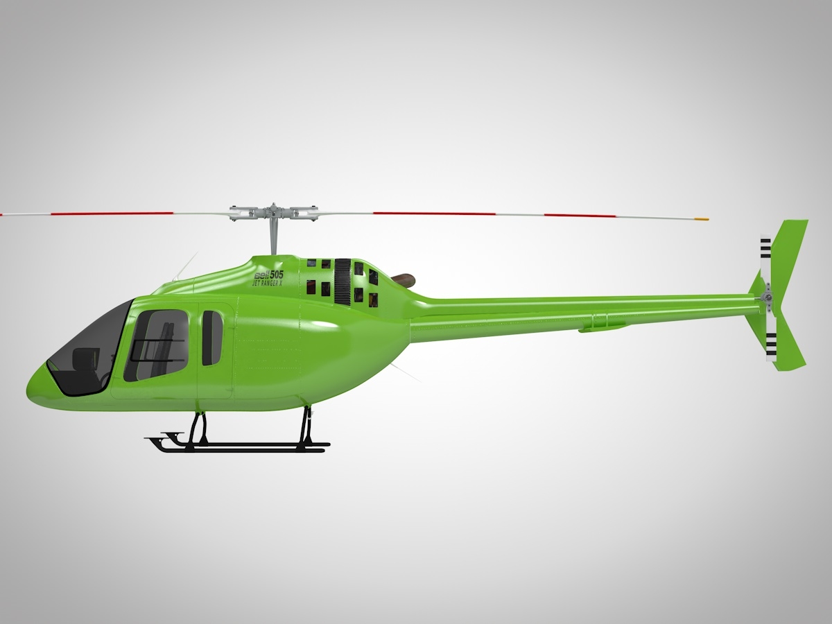 Bell 505 3D - TurboSquid 1223809