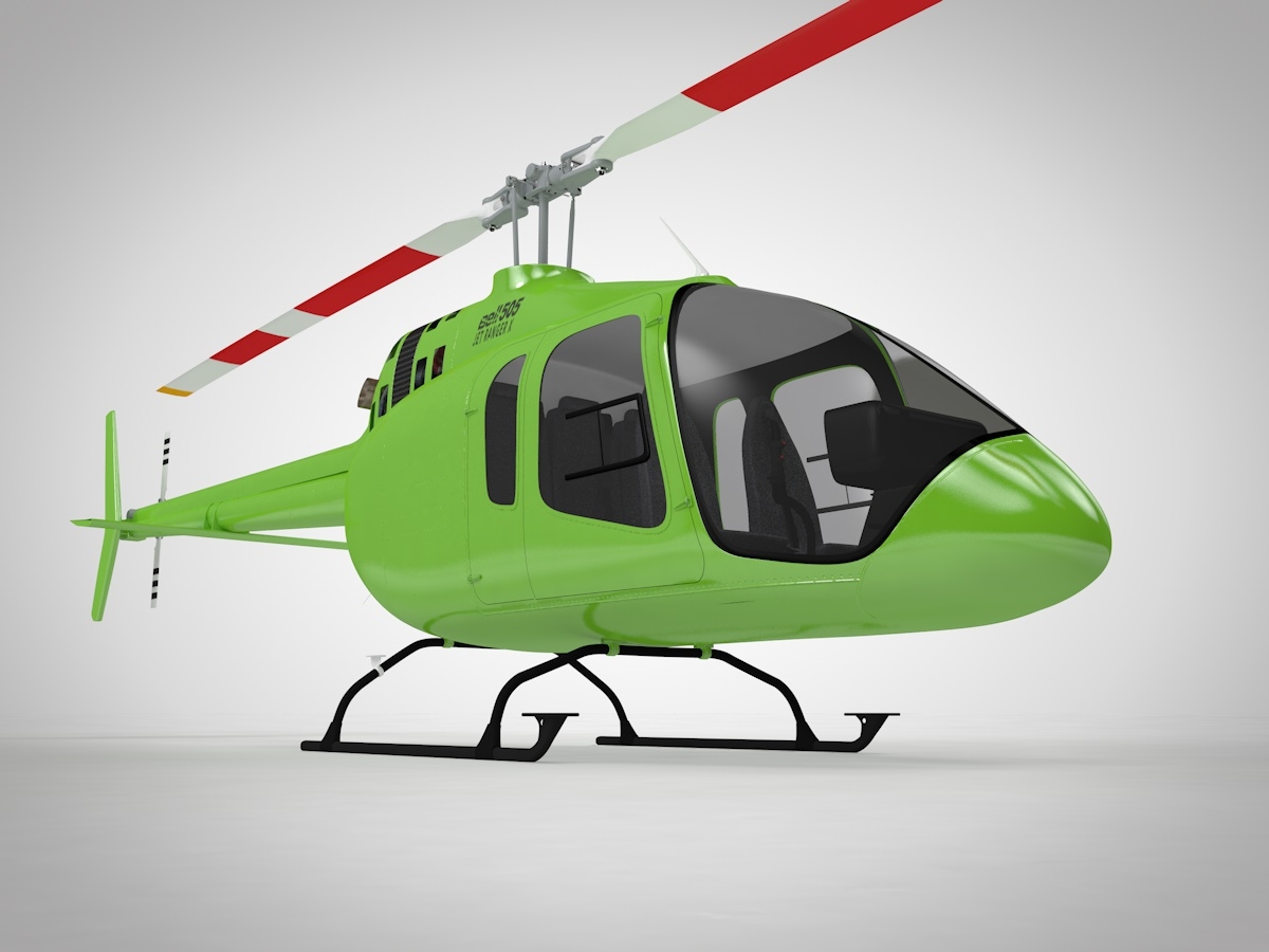 Bell 505 3D - TurboSquid 1223809