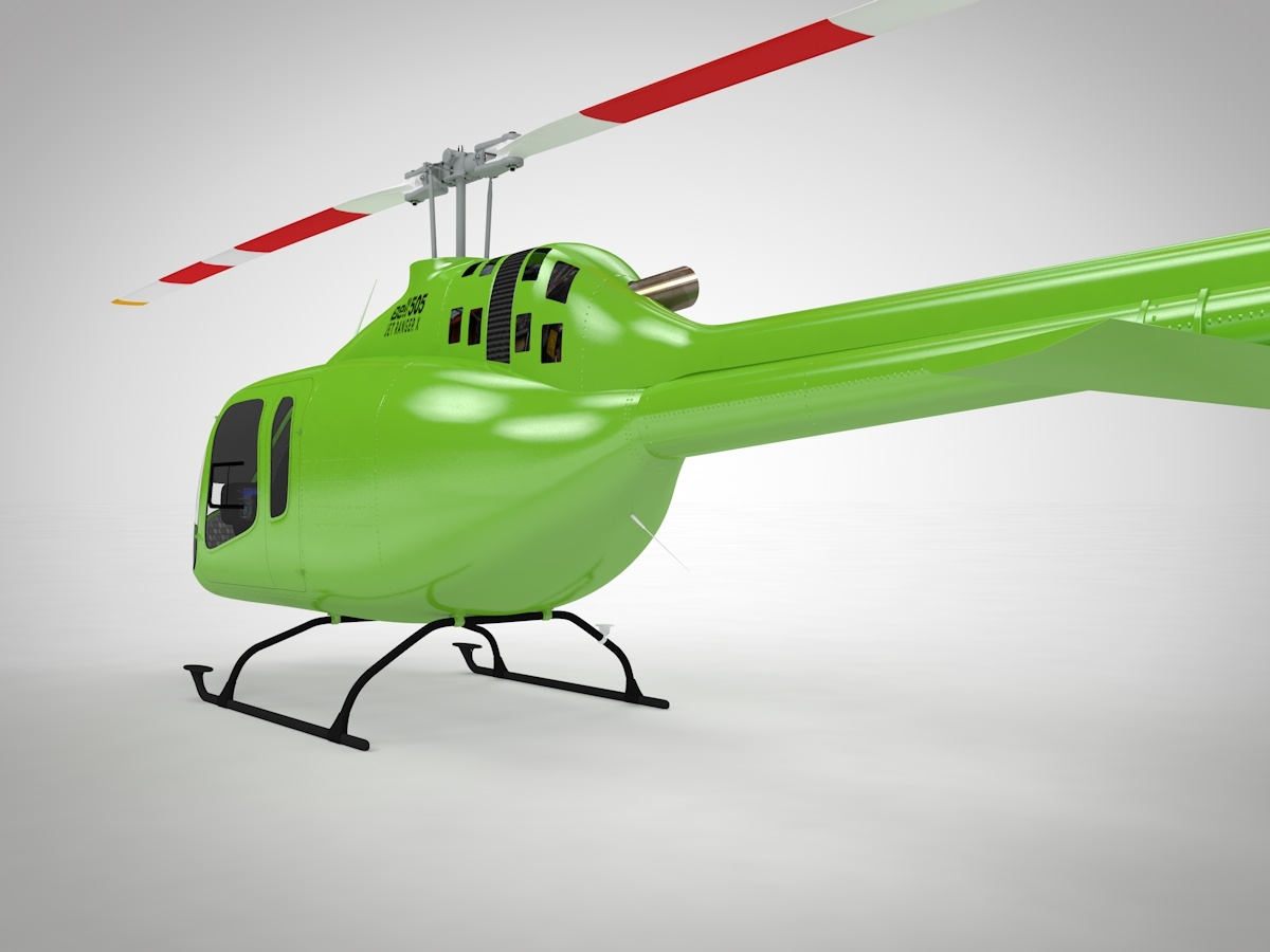 Bell 505 3D - TurboSquid 1223809