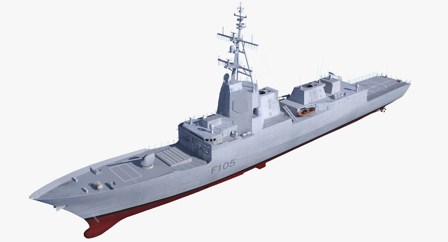3D frigates spanish navy model - TurboSquid 1223843