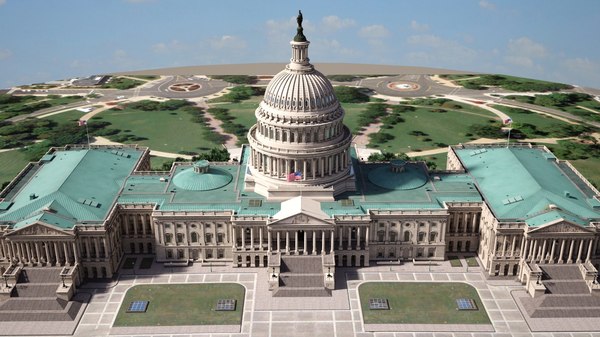 United states capitol 3D model - TurboSquid 1223864