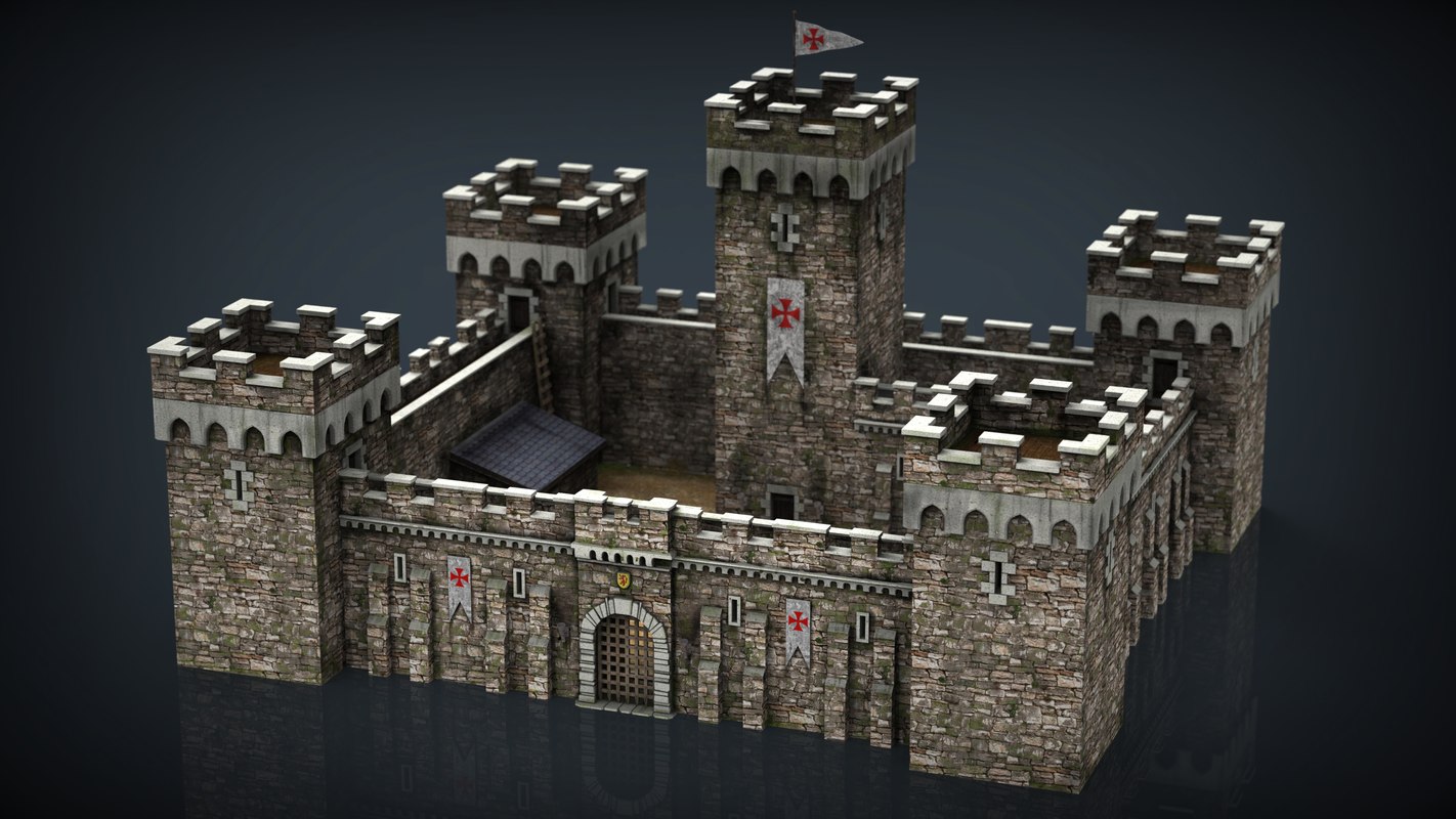 3D medieval fortress - TurboSquid 1223902