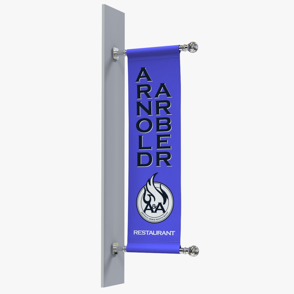 3D model flex banner flag - TurboSquid 1224120