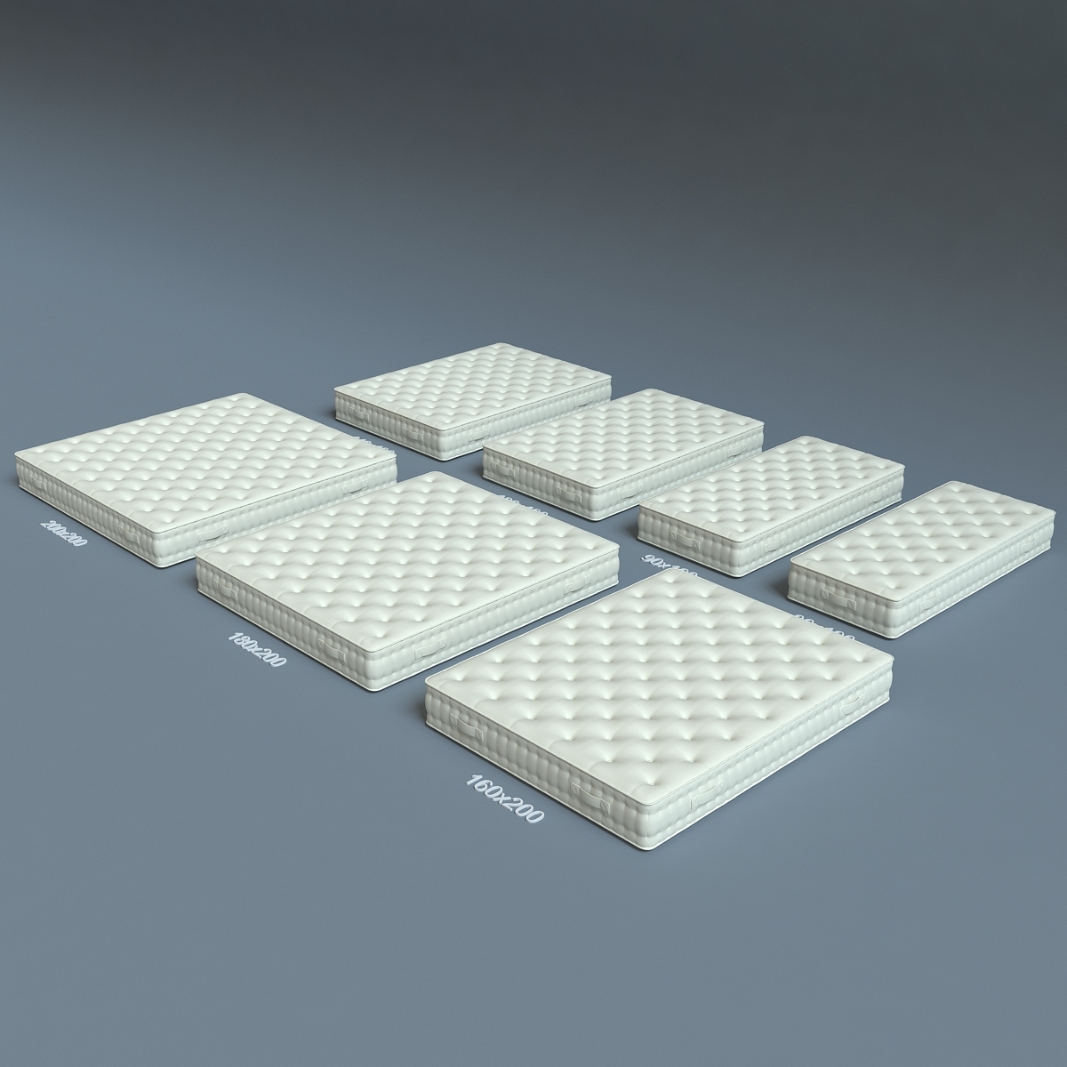 Mattresses 3D model - TurboSquid 1224126