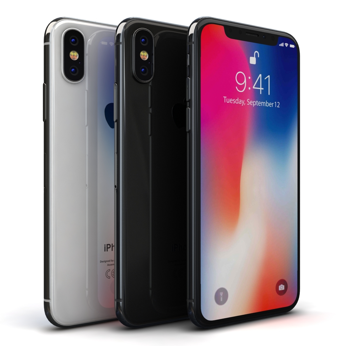3D apple iphone x color model - TurboSquid 1224169