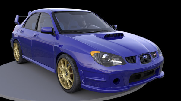 Subaru STI 07 Modelo 3D - TurboSquid 1224206