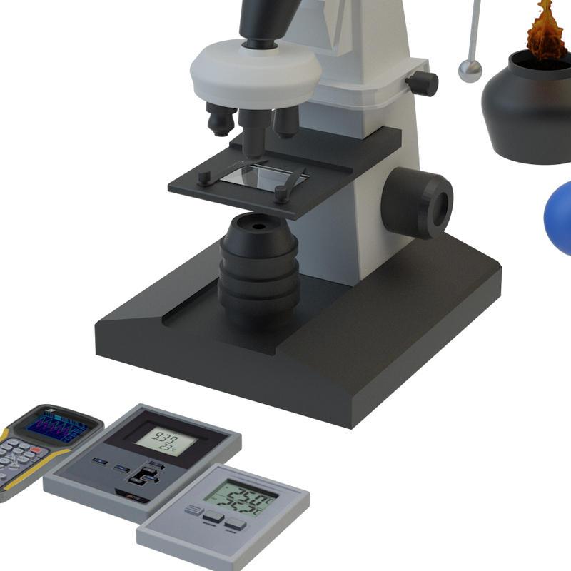 3D model medical laboratory set - TurboSquid 1224300