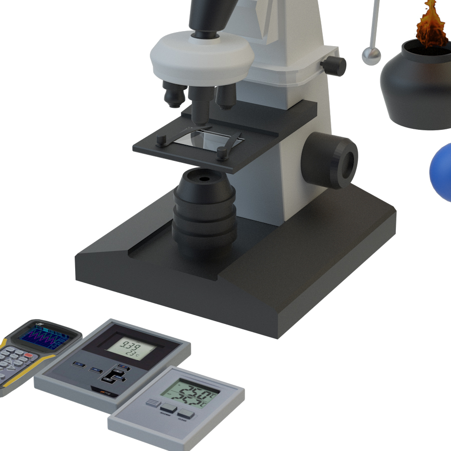 3D model medical laboratory set - TurboSquid 1224300