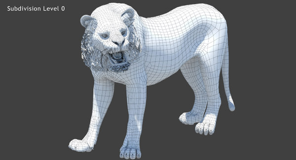 Sumatran tiger cat animation model - TurboSquid 1224349
