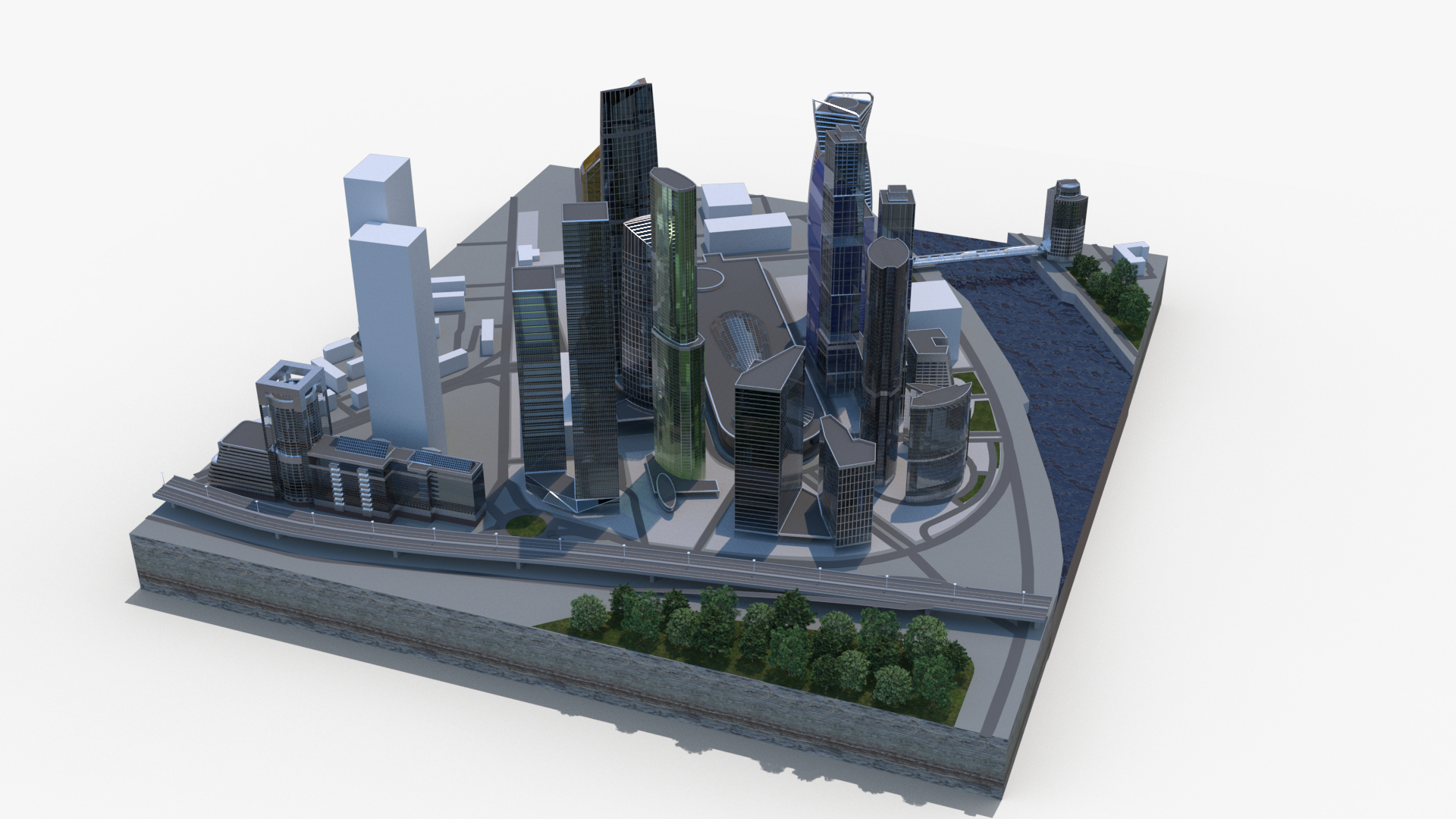 City moscow 3D model - TurboSquid 1224579