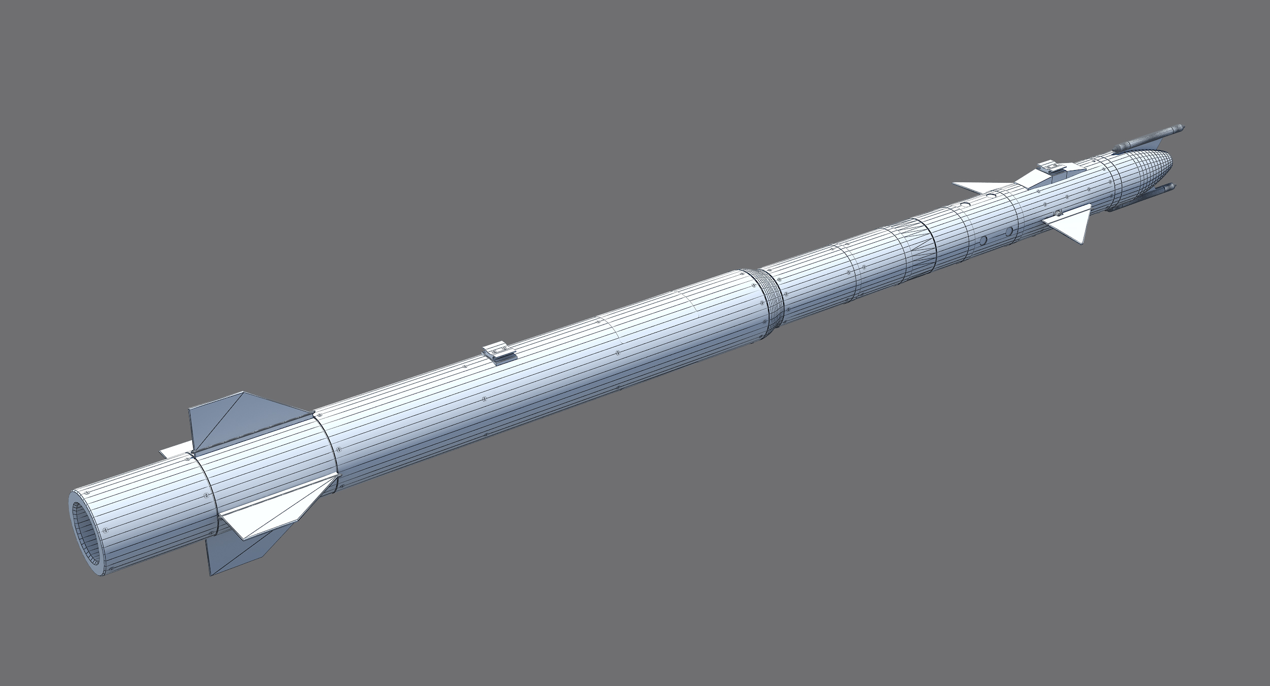 Rim-116 rolling airframe missile 3D model - TurboSquid 1224593