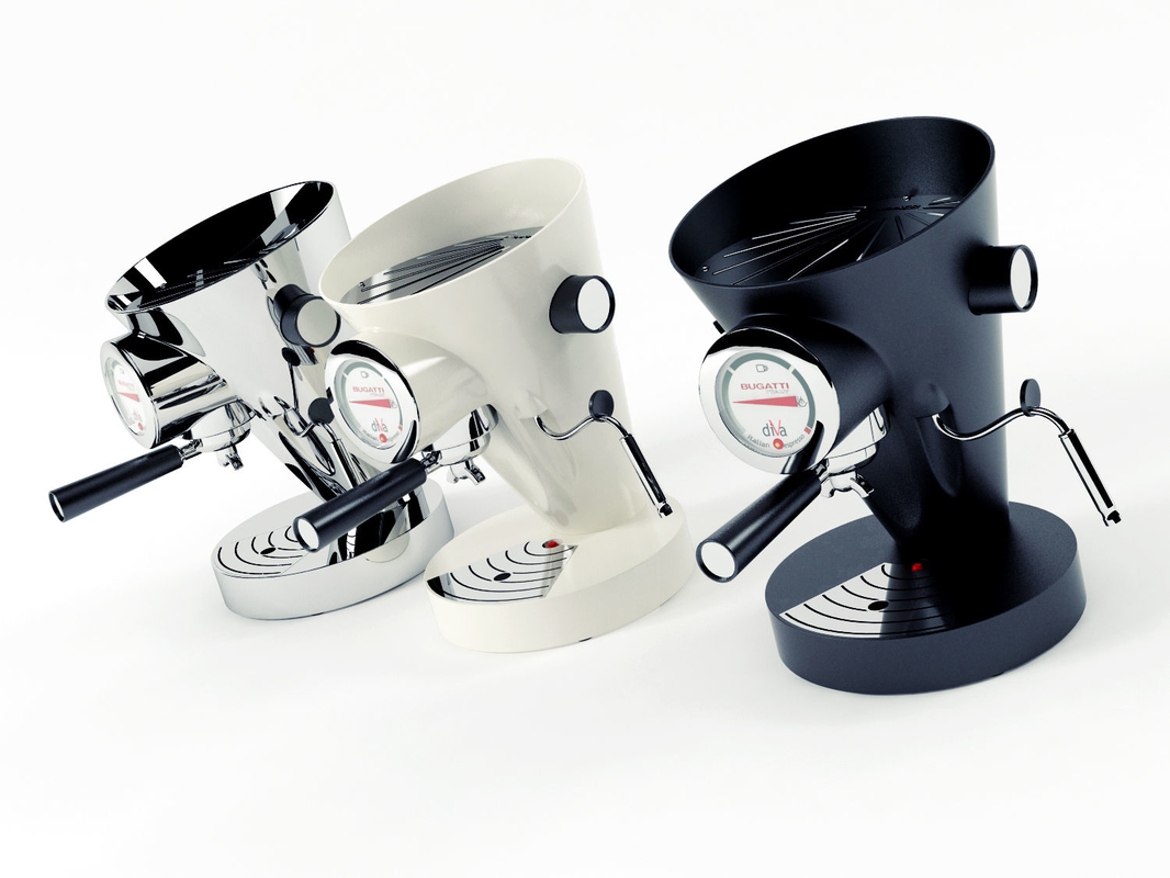 Bugatti diva espresso coffee machine model - TurboSquid 1224646