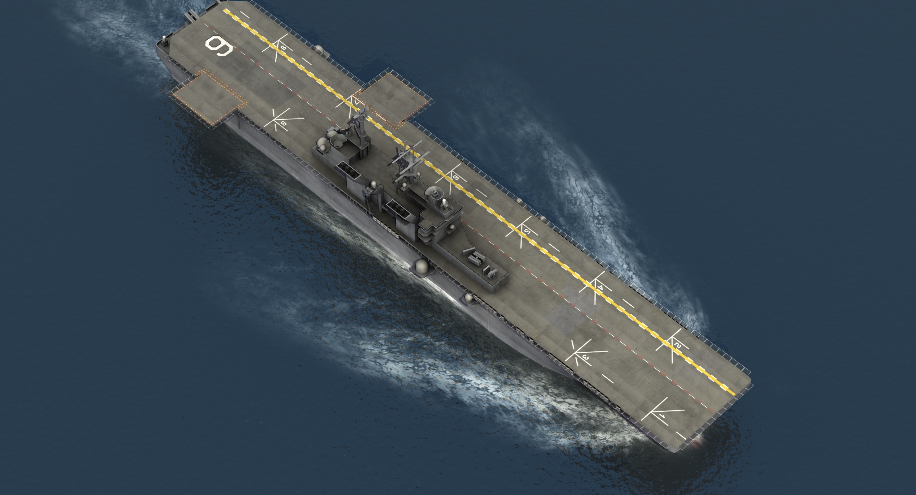 Lha-6 uss america 3D model - TurboSquid 1224730