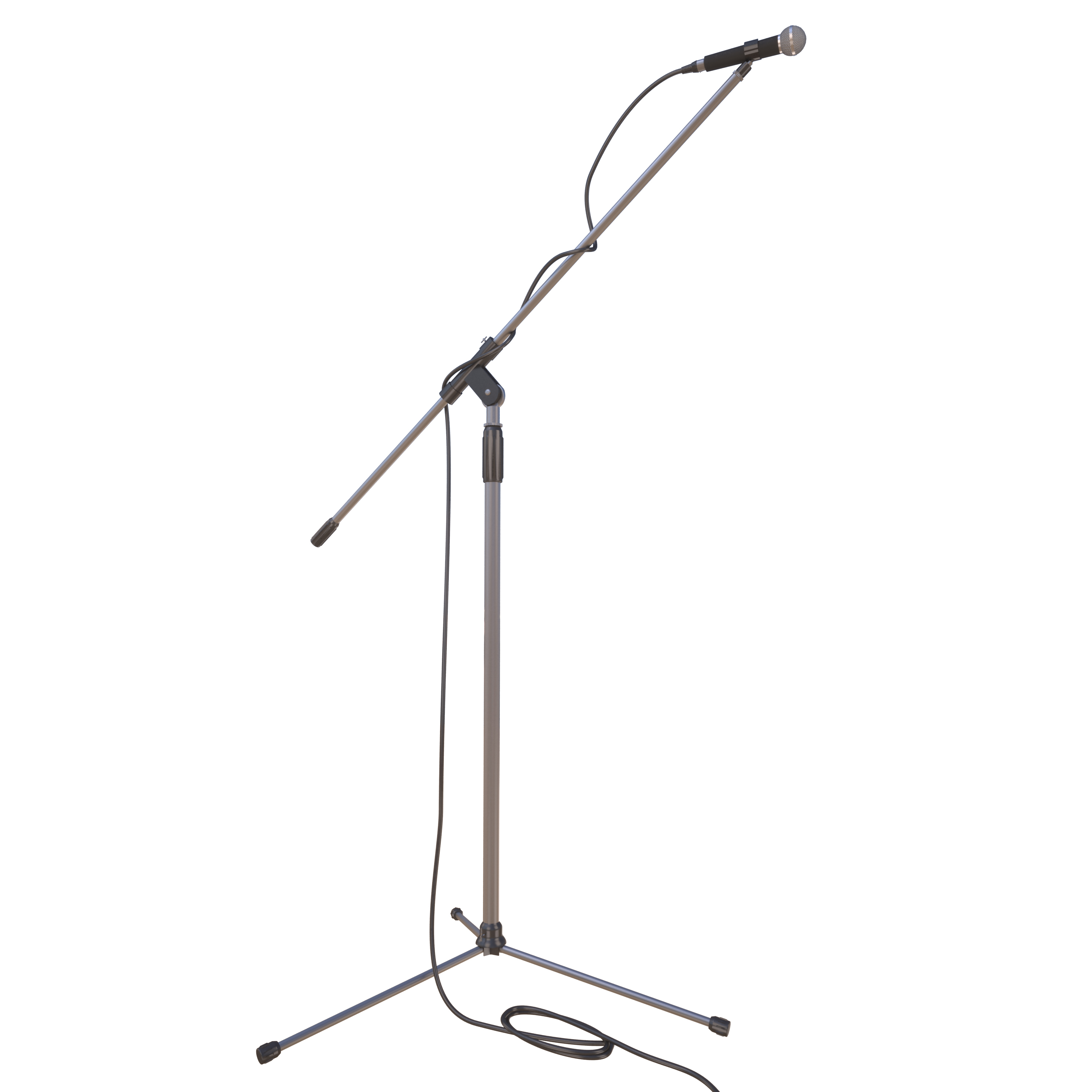 3D microphone stand mic model - TurboSquid 1224816