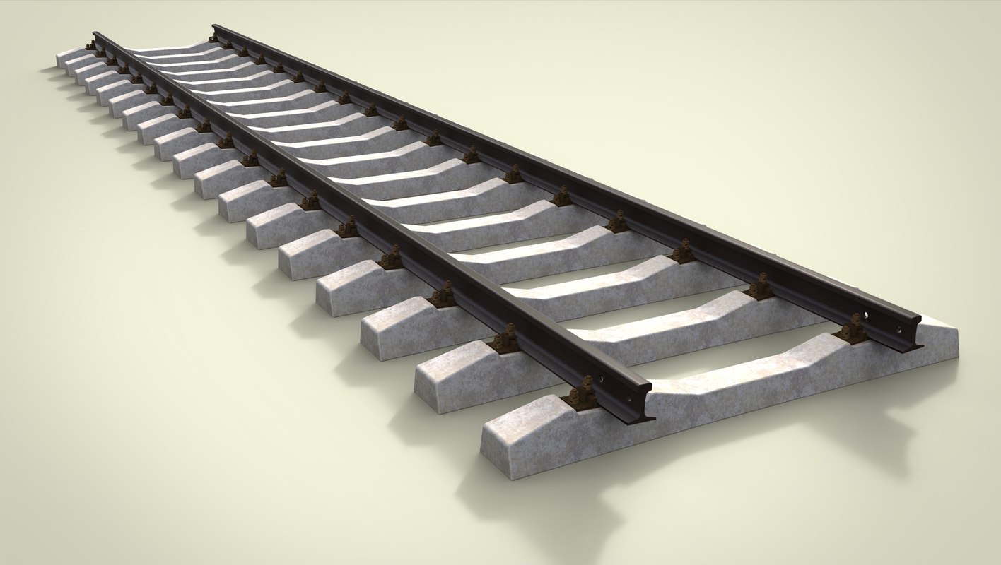 3D model railway rails - TurboSquid 1224820