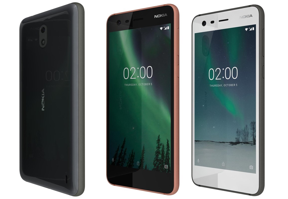 Nokia 2 colors model - TurboSquid 1224869