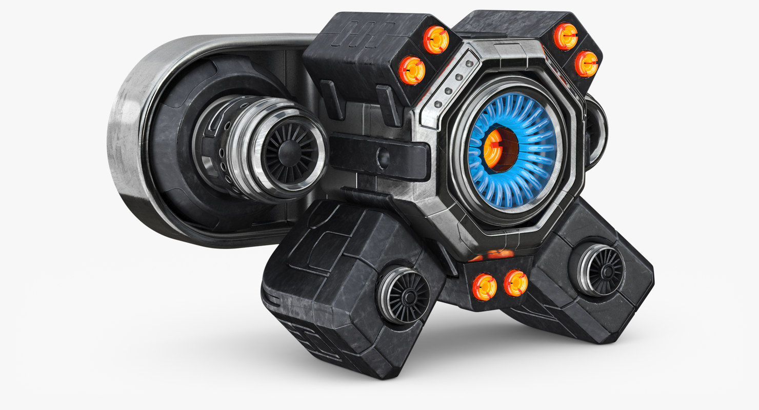 3D sci-fi engine model - TurboSquid 1225039