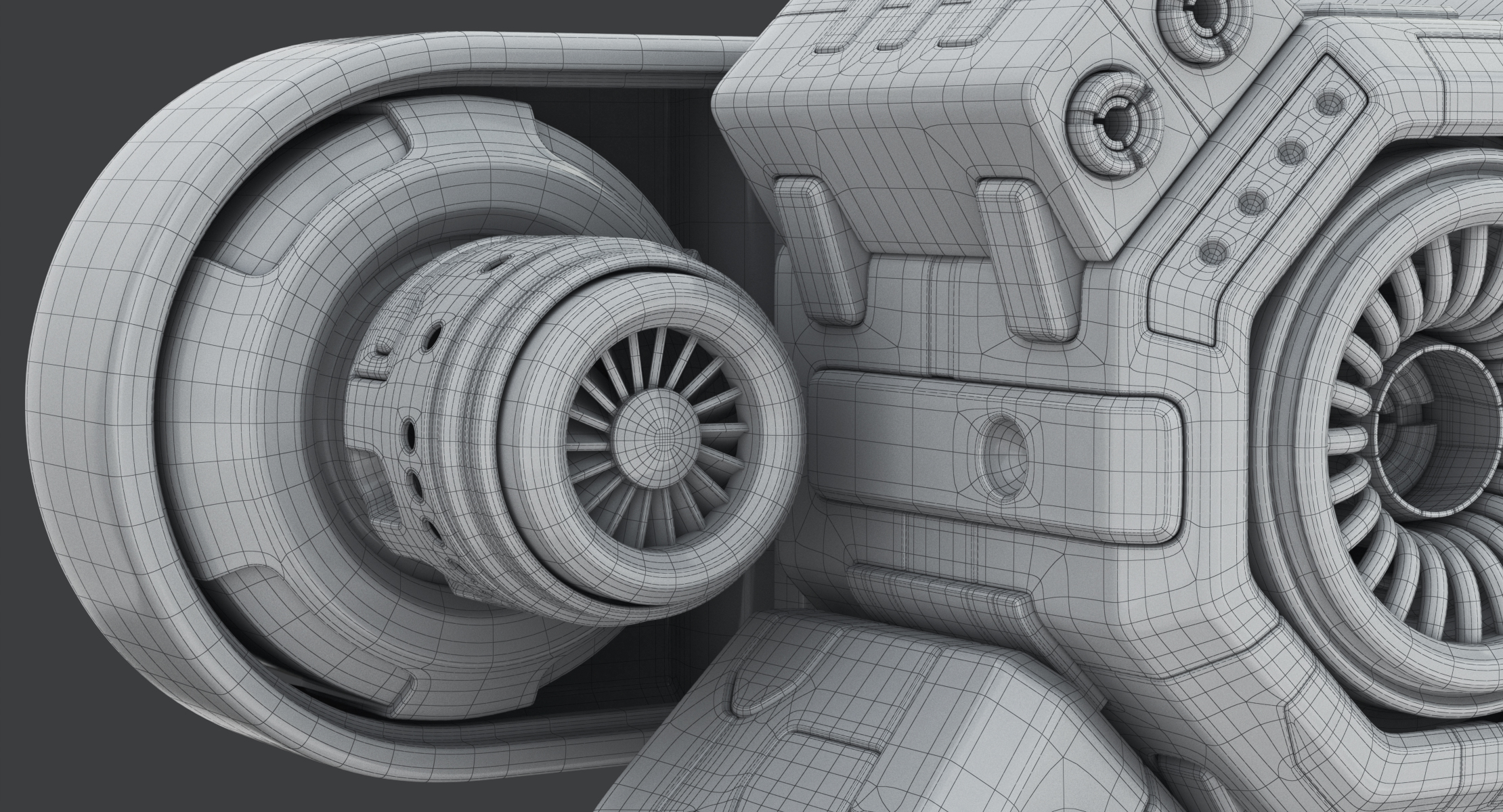 3D sci-fi engine model - TurboSquid 1225039