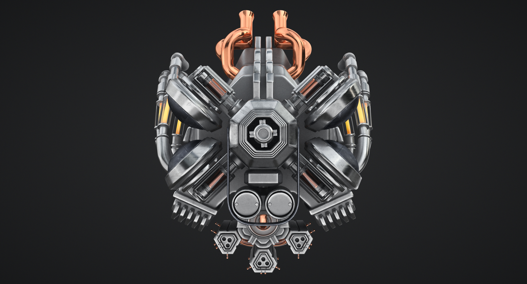 3D sci-fi engine 2 - TurboSquid 1225044