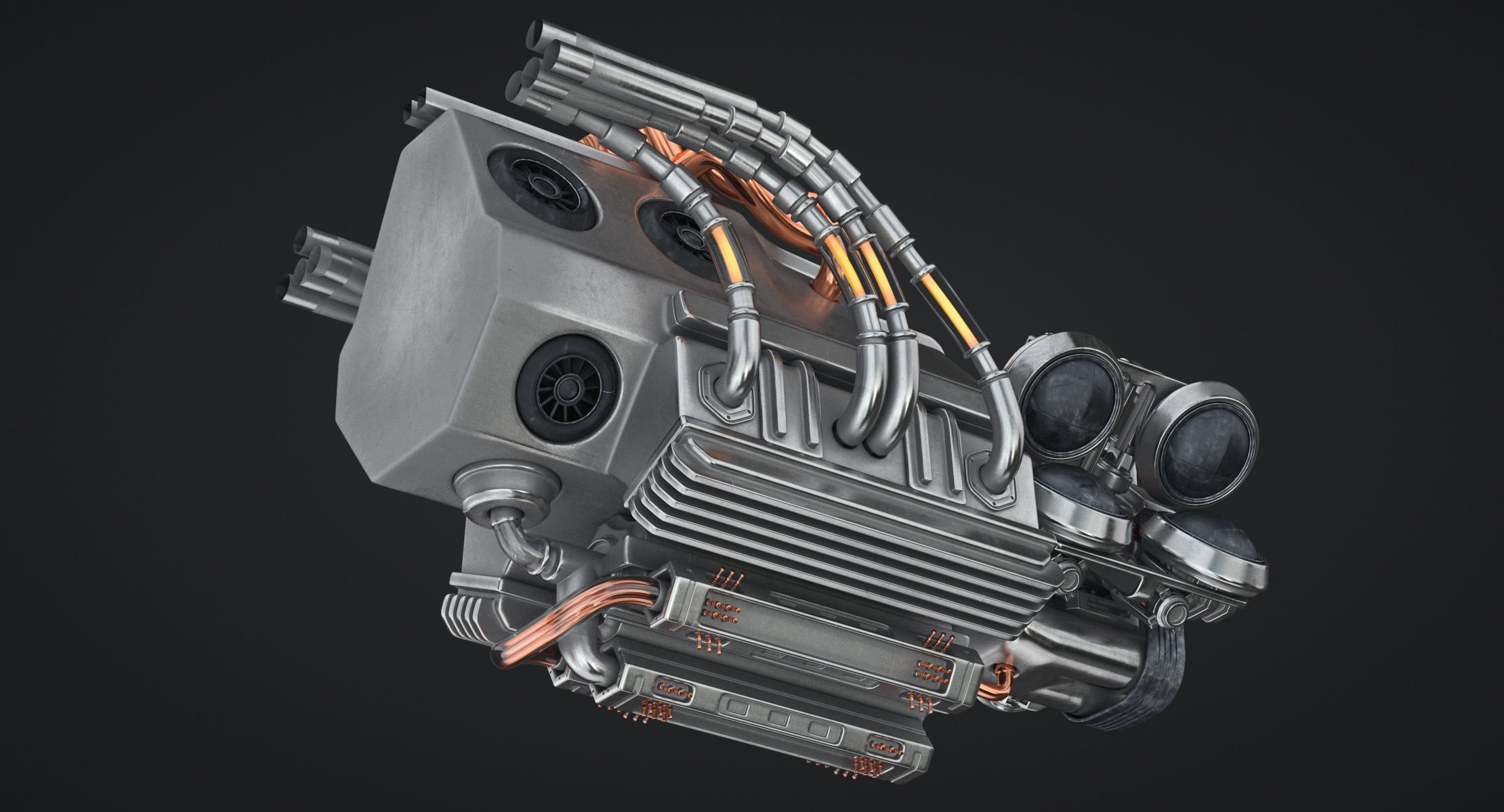 3D sci-fi engine 2 - TurboSquid 1225044