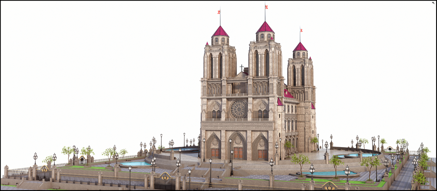 3D palace model - TurboSquid 1225047