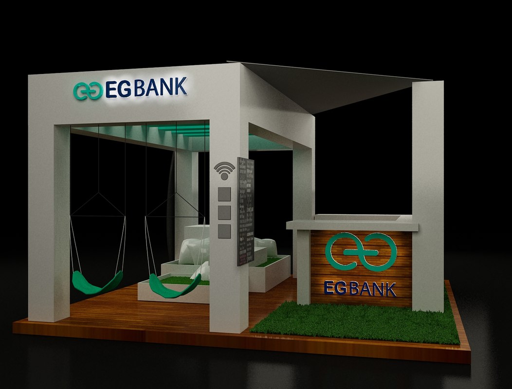 3D kiosk partition booth model - TurboSquid 1225072