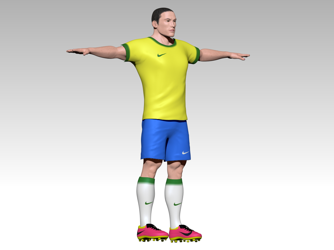Football player 3D - TurboSquid 1225214