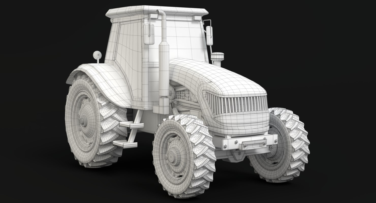 modelo 3d Tractor agrícola - TurboSquid 1225379