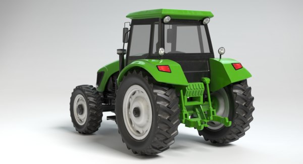 Farm tractor 3D model - TurboSquid 1225379