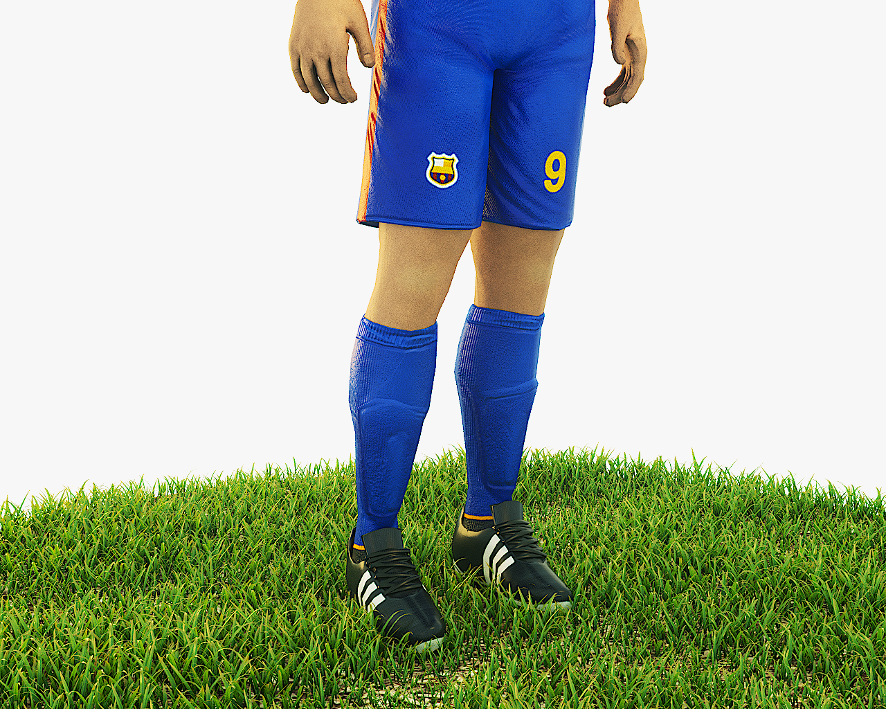 3D ready football soccer player model - TurboSquid 1225428