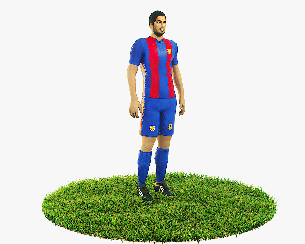 3D ready football soccer player model - TurboSquid 1225428
