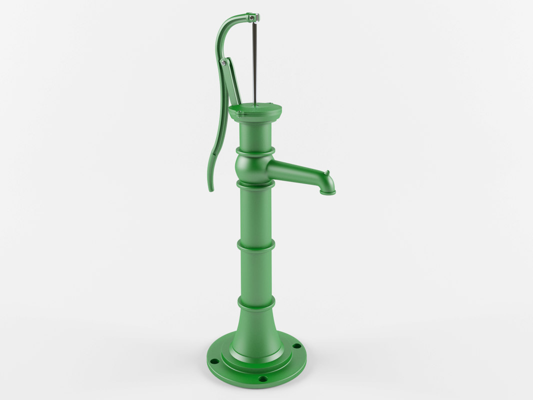 Hand water pump 3D model - TurboSquid 1225455