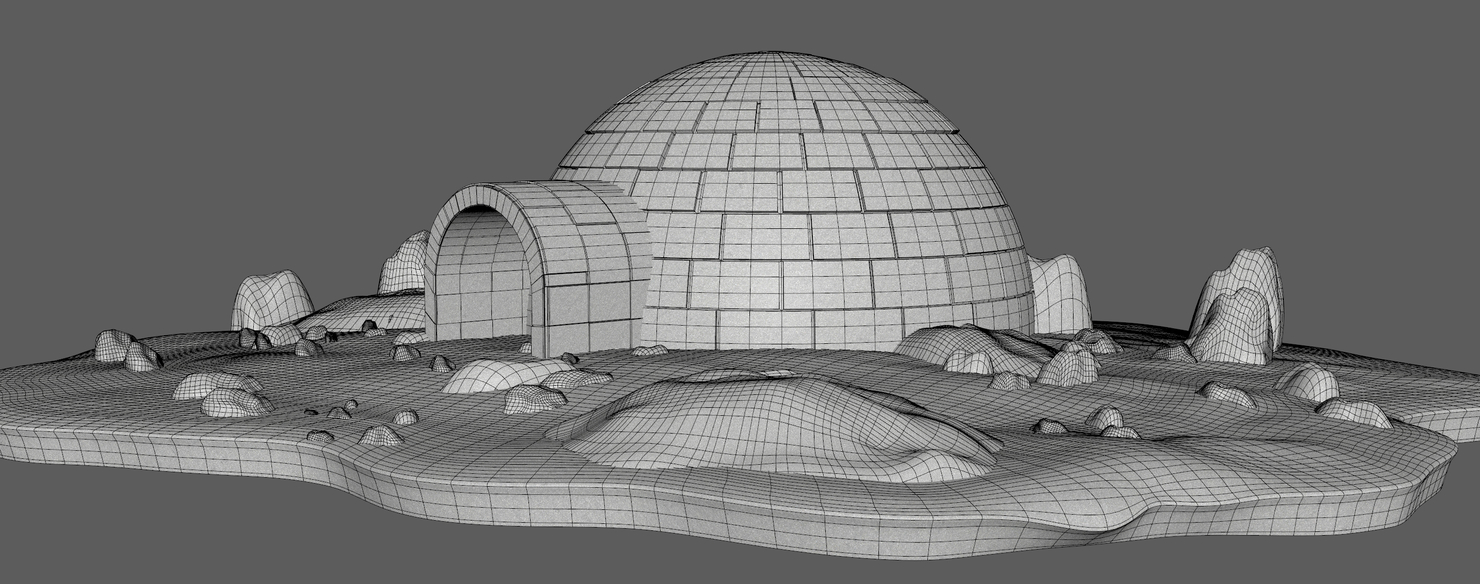 Igloo iglo model - TurboSquid 1225552