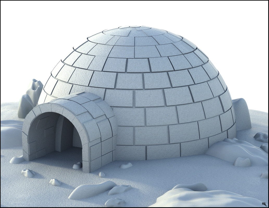 Igloo iglo model - TurboSquid 1225552