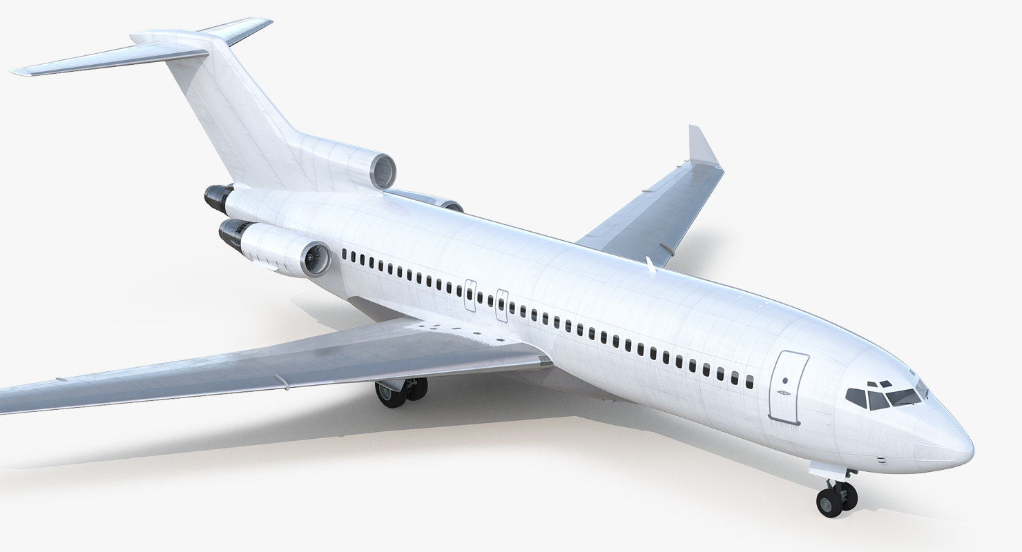 Boeing 727-100 private generic 3D model - TurboSquid 1225572