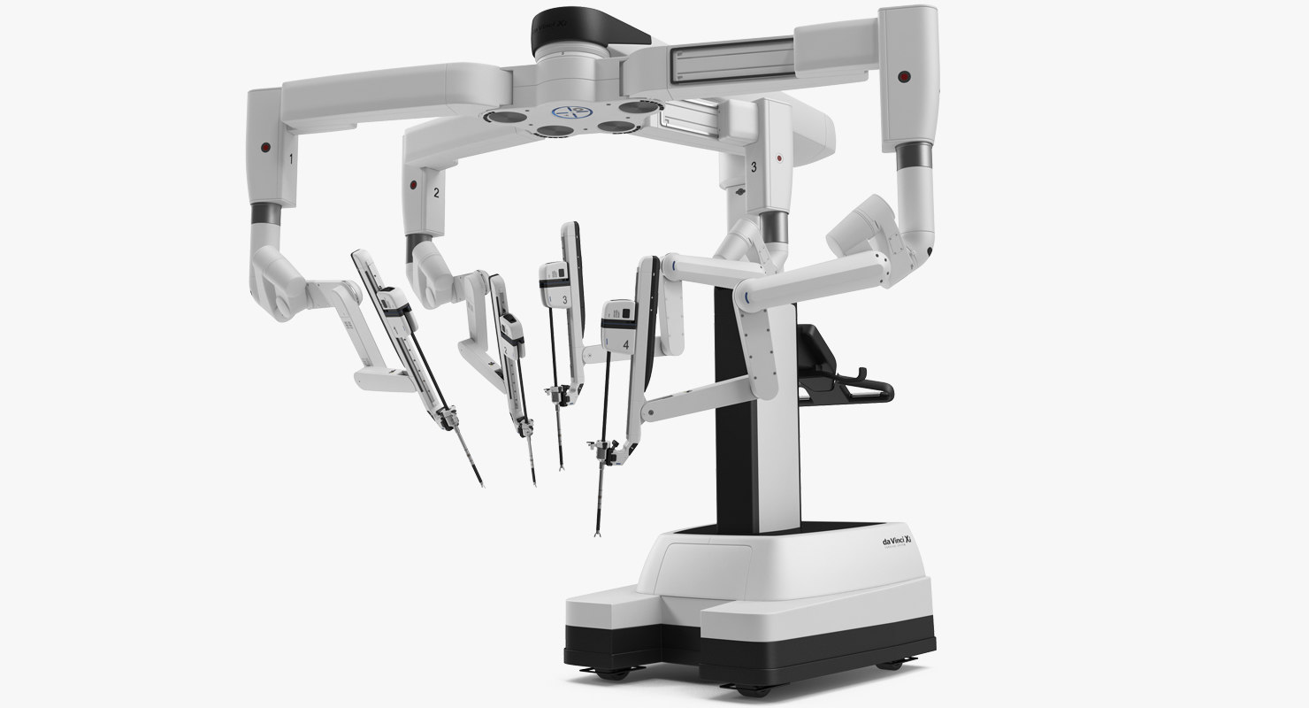 3D surgical robotic da vinci - TurboSquid 1225700