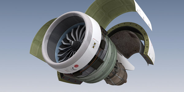 3D cfm leap-1c jet engine - TurboSquid 1225734