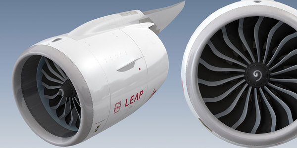 3D cfm leap-1c jet engine - TurboSquid 1225734