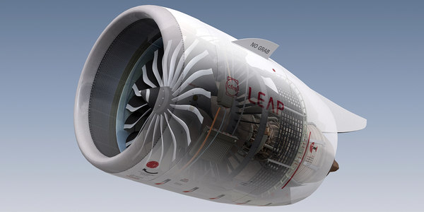 3D cfm leap-1c jet engine - TurboSquid 1225734