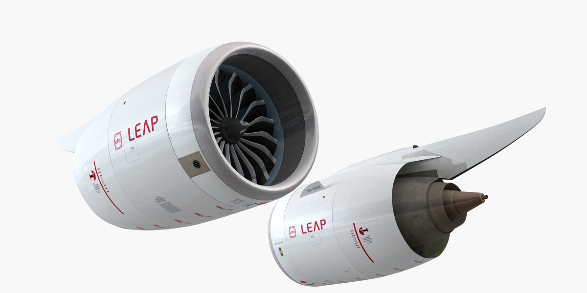 3D cfm leap-1c jet engine - TurboSquid 1225818
