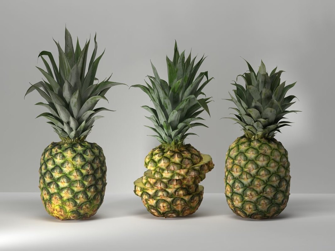 3D pineapples - TurboSquid 1225942