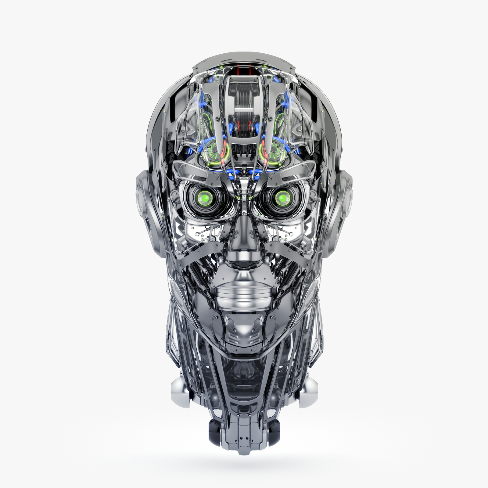 Cyborg head 3D model - TurboSquid 1226014