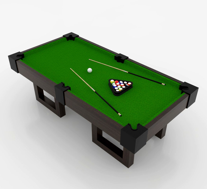 Billiard table 3D model - TurboSquid 1226034