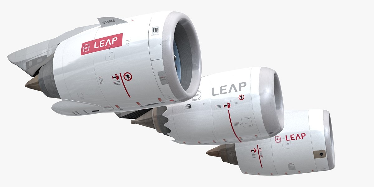 3D cfm leap engines lite - TurboSquid 1226159