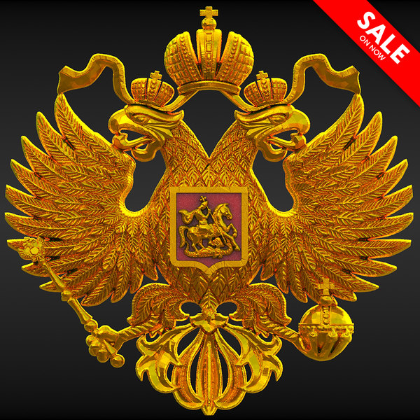 Double-headed russian eagle 3D model - TurboSquid 1226280