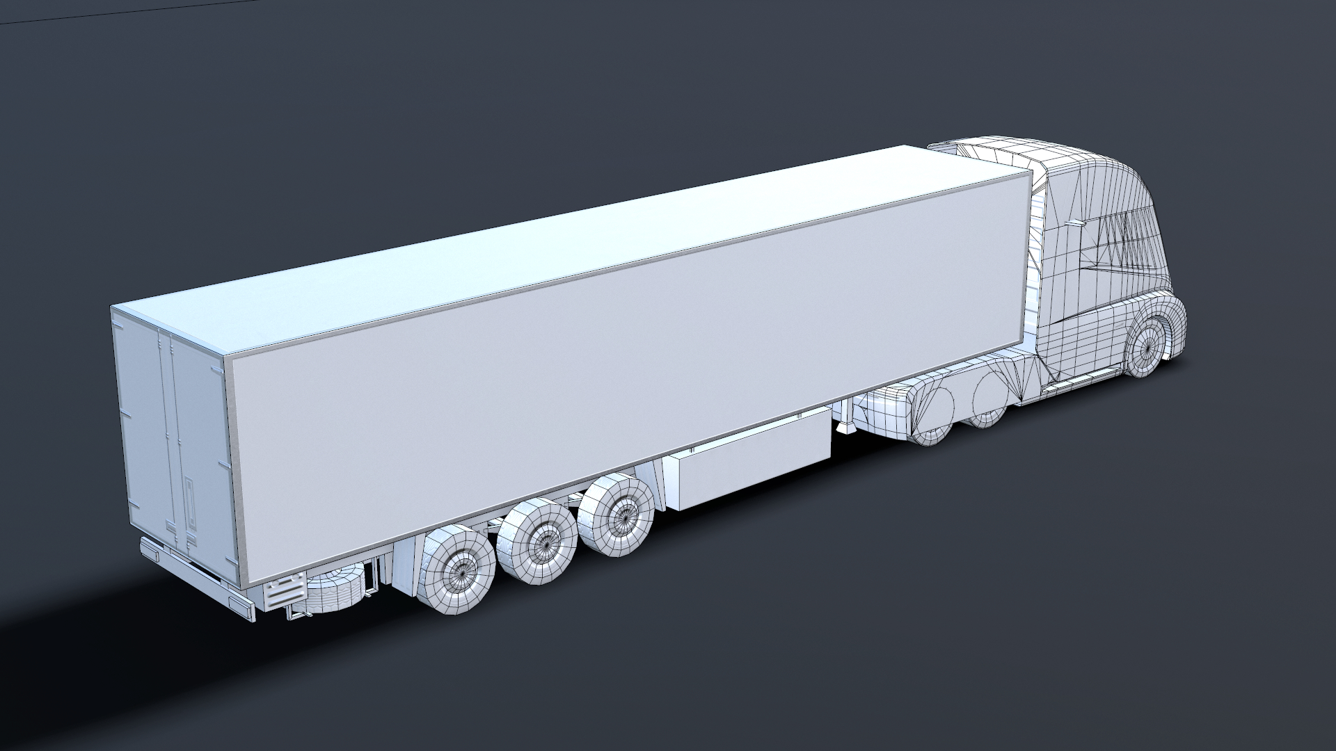 Ready tesla semi truck 3D model - TurboSquid 1226437