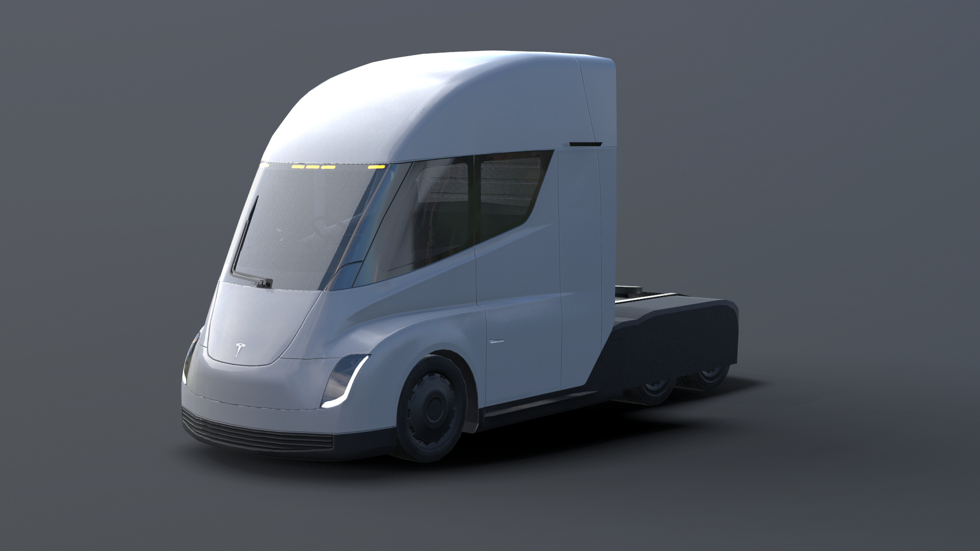 Ready tesla semi truck 3D model - TurboSquid 1226437
