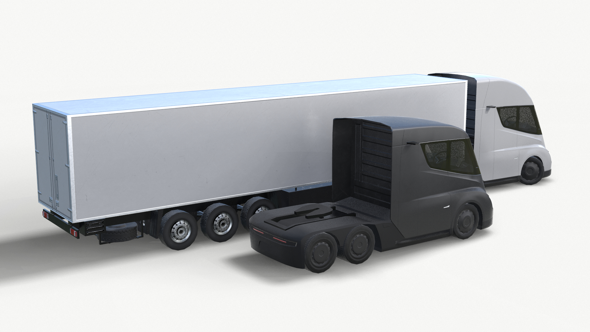 Ready tesla semi truck 3D model - TurboSquid 1226437