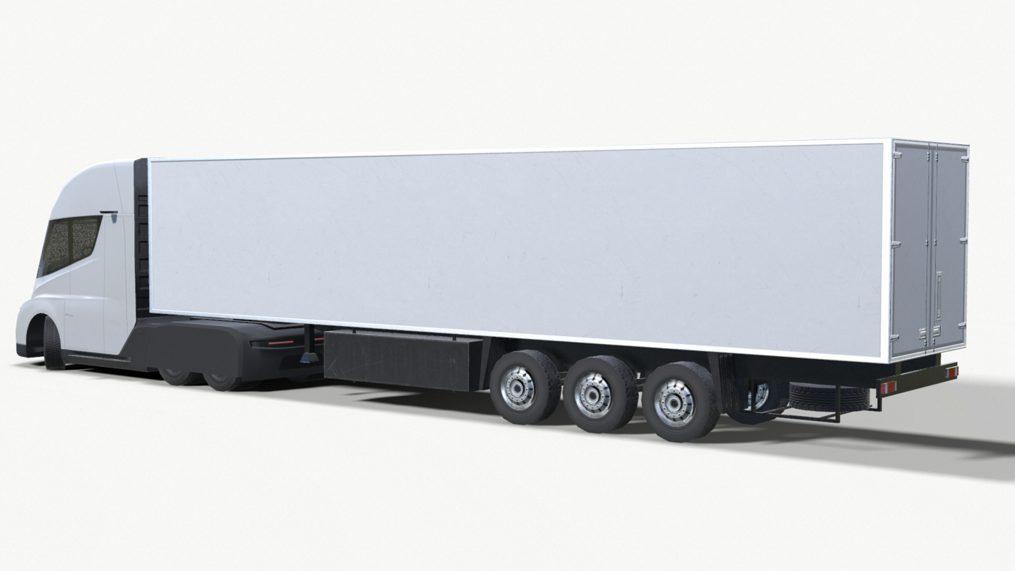 Ready tesla semi truck 3D model - TurboSquid 1226437